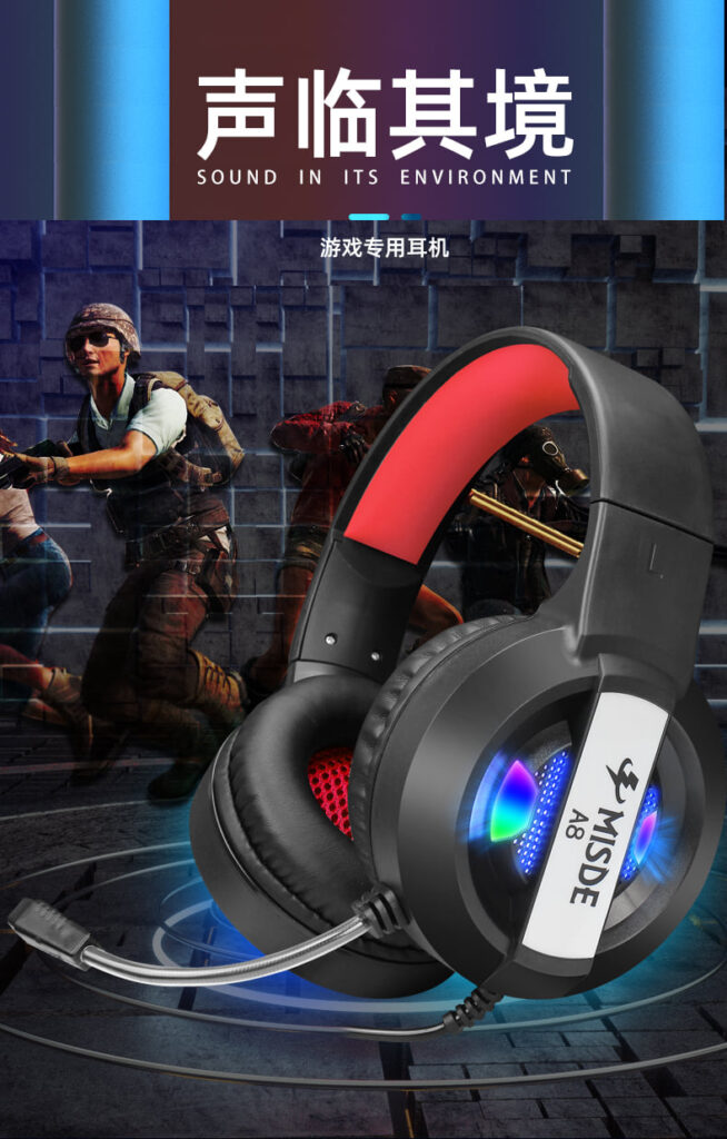 MISDE A8 Gaming Headset - ATALFA