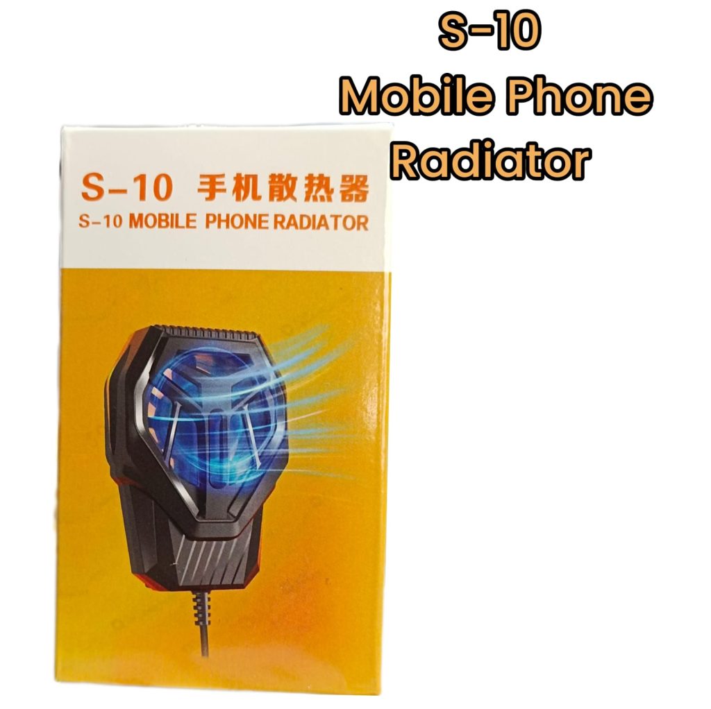 S10 Game Mobile Phone Cooler USB Powered Radiator Snap-on Cooling Tool ...